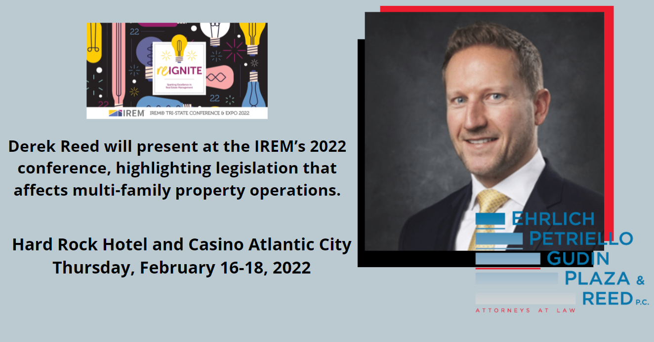 Derek Reed to Speak at the IREM 2022 Conference